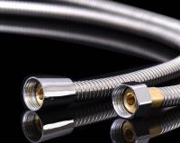 China Hotel Bathroom Stainless Steel Double Lock Flexible Shower Hose with Installation for sale