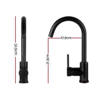 China Brass Kitchen Mixer Tap Hot and Cold Water Round Sink Faucet Basin Laundry Black for sale