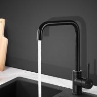 China Lizhen Hwa-Vic Kitchen Mixer Tap for Rectangle Sink Faucet Basin Laundry in Black for sale