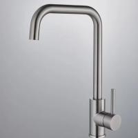 China 2024 Lizhen Hwa.EngTaps Sus304 201black Hot Cold Water Kitchen Tap Single Handle Mixer for sale