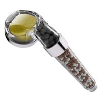 China Tomalin Stone Negative Ion Water Filter High Pressure Shower Head for Bathroom Sale for sale