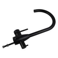 China 3 Ways Filter Water Mixer Tap Swivel Kitchen Sink Faucet in Contemporary Black Brushed for sale