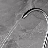China Contemporary Single Handle 304 Stainless Steel Kitchen Faucet With UV Lizhen Hwa.Vic for sale