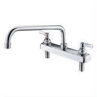 China Wall Mounted Brass Mixer Tap Kitchen Faucet Hot Cold Water Mixer for Commercial Kitchen for sale