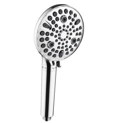 China High Pressure Stone Filtered 10 Spray Hand Held Shower Head with Modern Functionality for sale