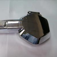 China 4 Modes ABS Plastic Big Panel Round Chrome Rain Head Water Saver for Modern Bathroom for sale
