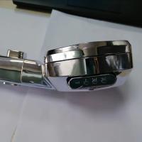 China 4 Modes ABS Plastic Big Panel Round Chrome Rain Head Water Saver for Modern Bathroom for sale