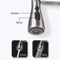 China 304 Satianlsee Steel Kitchen Sink Faucet Classic Hot and Water Mixer for Family Hotel for sale
