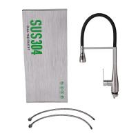 China 304 Satianlsee Steel Kitchen Sink Faucet Classic Hot and Water Mixer for Family Hotel for sale