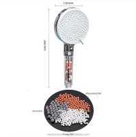 China High Pressure 2023 Product 5 Function Modern Design Spraying Filterable Shower Head for sale