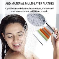 China Chrome Finish 5 Functions ABS Hand Shower for Strong Pressurization and Modern Design for sale