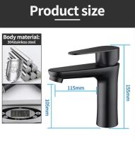 China 304 Stainless Steel Faucet Hot and Cold Water Mixer for Family Hotel Kitchen by LIZHEN for sale