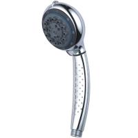 China Hotel Bathroom Essentials Black Hand Shower with 5 Spray Functions in Modern Design for sale