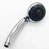 China Hotel Bathroom Essentials Black Hand Shower with 5 Spray Functions in Modern Design for sale