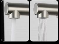 China 304 Stainless Steel Faucet Pull Out Hot and Cold Mixer Single Handle Kitchen Sink Tap for sale