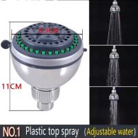 China Water Saving Plastic High Pressure Rain Head Shower Nozzle for Effective Bathing for sale