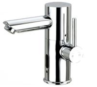 China 2024 Simple And Atmospheric Style Stainless Steel Sensor Faucet For Single Hole Mount for sale