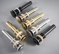 China Bathroom Basin Sink Drain Filter with Pop Up Bathtub Stopper and Upgraded Brass Core for sale