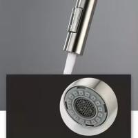 China Single Handle Stainless Steel Kitchen Faucet Pull Down Sprayer Hot And Cold Water Mixer for sale