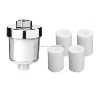 China Modern Shattafs Bathroom Water Shower Head Purifier with Calcium Sulfite and PP Cotton for sale