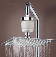 China Modern Shattafs Bathroom Water Shower Head Purifier with Calcium Sulfite and PP Cotton for sale