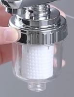 China Modern Shattafs Bathroom Water Shower Head Purifier with Calcium Sulfite and PP Cotton for sale