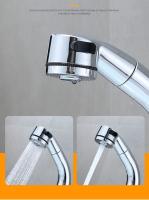 China 360 Degree Pull Out Hot and Cold Sink Tap White Kitchen Water Tap for Garden Water for sale