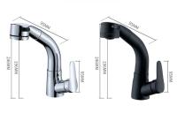 China 360 Degree Pull Out Water Saving Sink Tap for Grass Water Brass in Hot Cold Shower for sale