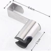 China Morden 304 Stainless Steel Shower Seat Hook Holder for Perforation-free Toilet Spray for sale