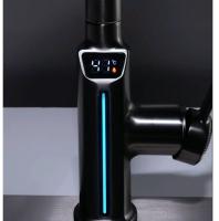 China Lizhen-Hwa.Con Kitchen Faucet Sink Single Handle Valve Copper Pull Out Spray Water Tap for sale