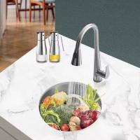 China Modern Design Style 304 Stainless Steel Undermount Single Bowl Sink for Home Bar Basin for sale