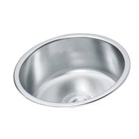 China One Hole 201/304 Stainless Steel Kitchen Sink Undermount Square and Round Hidden Sink for sale