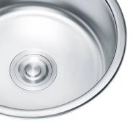 China One Hole 201/304 Stainless Steel Kitchen Sink Undermount Square and Round Hidden Sink for sale