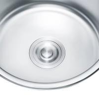 China One Hole 201/304 Stainless Steel Kitchen Sink Undermount Square and Round Hidden Sink for sale