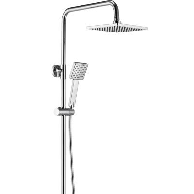 China Contemporary Style Bathroom Shower Set with Pure Copper Material and Without Slide Bar for sale