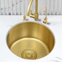 China Modern Design Stainless Steel Handmade Undermount Single Bowl Kitchen Sink with One Hole for sale