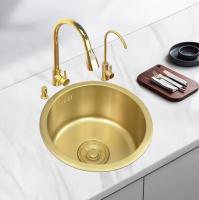 China Modern Design Stainless Steel Handmade Undermount Single Bowl Kitchen Sink with One Hole for sale