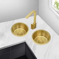 China Modern Design Stainless Steel Handmade Undermount Single Bowl Kitchen Sink with One Hole for sale