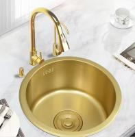 China Modern Design Stainless Steel Handmade Undermount Single Bowl Kitchen Sink with One Hole for sale