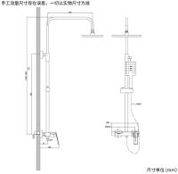 China Design Hotel Shower System Set 2023 for Contemporary Style in Australia's End Lodgings for sale