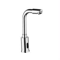China Faucet Type Hot Cold Water Kitchen Tap Brass Construction Automatic Water Saver Tap for sale