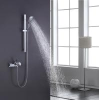 China Thermostatic Faucet for Shower Head and Handheld Combo Stainless Steel Surface Finish for sale