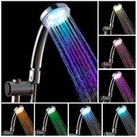 China Upgrade Your Bathroom with Modern Style Led Filtered Showerhead and Colorful Lighting for sale
