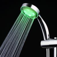 China Upgrade Your Bathroom with Modern Style Led Filtered Showerhead and Colorful Lighting for sale