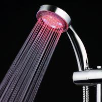 China Upgrade Your Bathroom with Modern Style Led Filtered Showerhead and Colorful Lighting for sale
