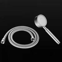China SUS 304 Stainless Steel Pressurization Hand Held Shower Head for Bathrooms in Chrome for sale