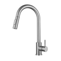 China Faucet Type Hot Cold Water Kitchen Tap Lizhen Black Gold Stainless Steel Kitchen Faucet for sale