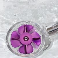 China Acceptable Customization Handheld High Pressure Water Saving Shower Head with Fan for sale