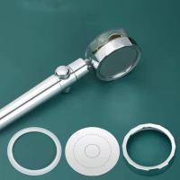 China Acceptable Customization Handheld High Pressure Water Saving Shower Head with Fan for sale