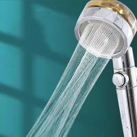 China Acceptable Customization Handheld High Pressure Water Saving Shower Head with Fan for sale